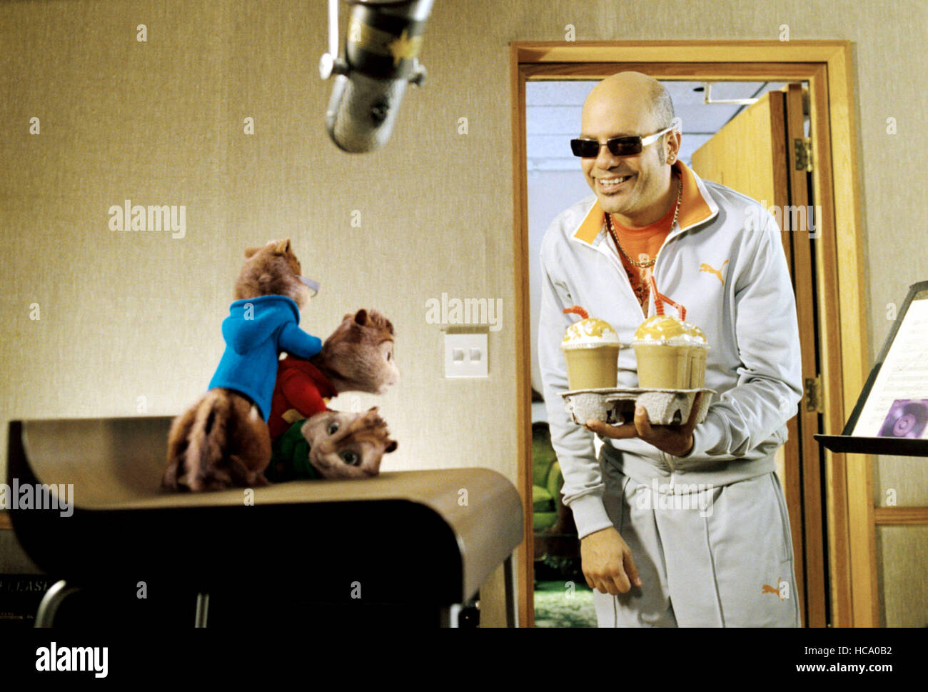 ALVIN AND THE CHIPMUNKS, Simon, Alvin, Theodore, David Cross, 2007. TM ...