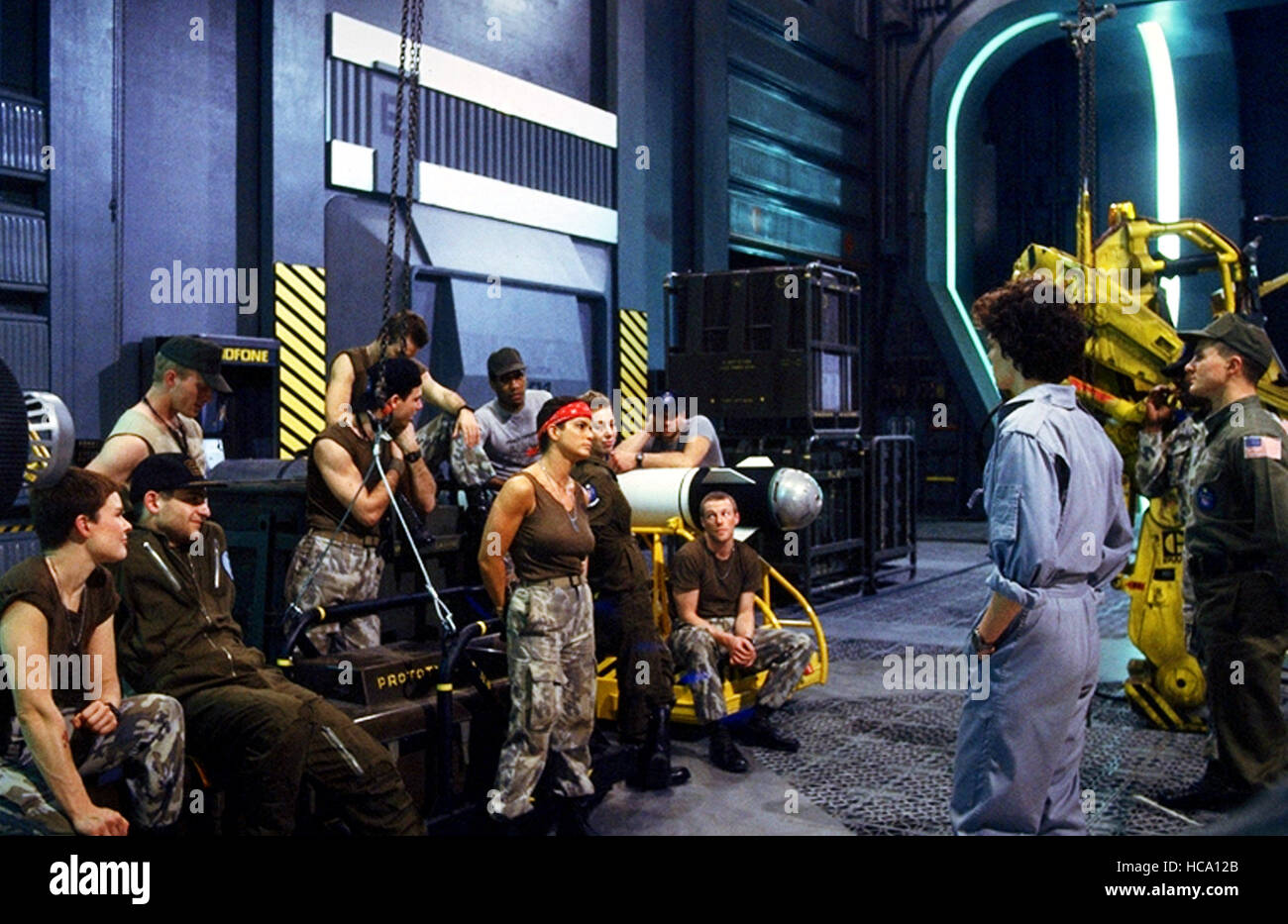 ALIENS, Jenette Goldstein, Mark Rolston, Sigourney Weaver, 1986, TM ...