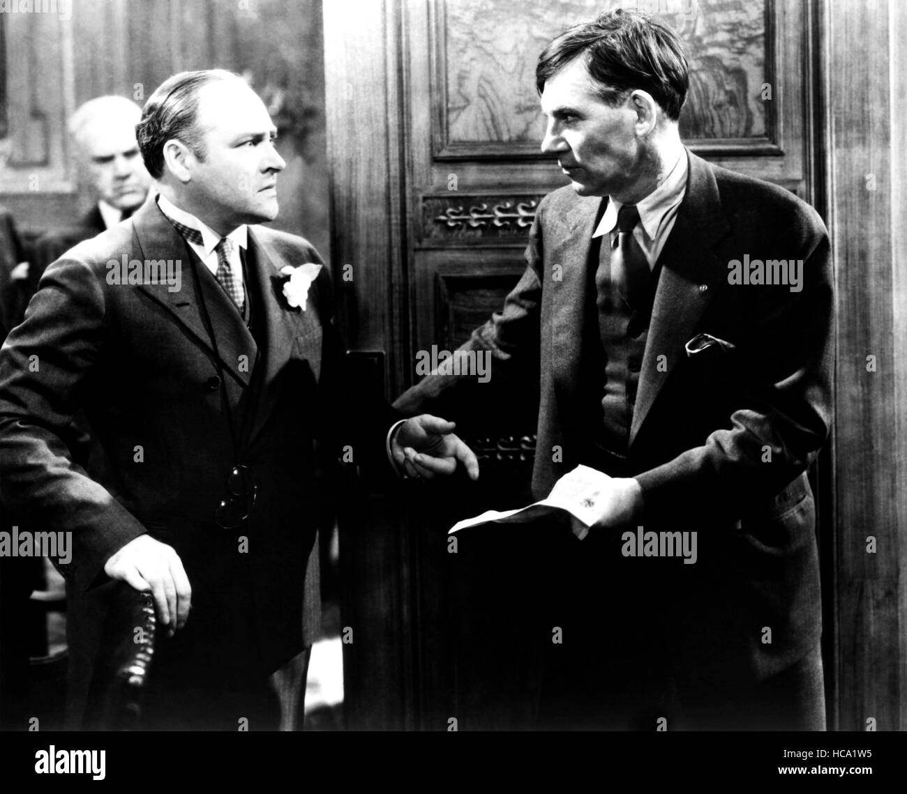 AMERICAN MADNESS, Berton Churchill, Edwin Maxwell, Walter Huston, 1932 ...