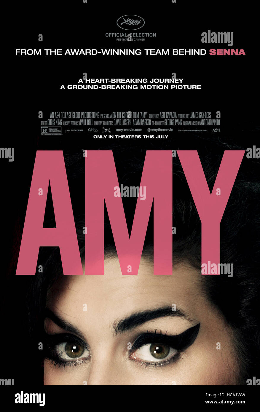 AMY, US poster, Amy Winehouse, 2015. ©A24/Courtesy Everett Collection ...