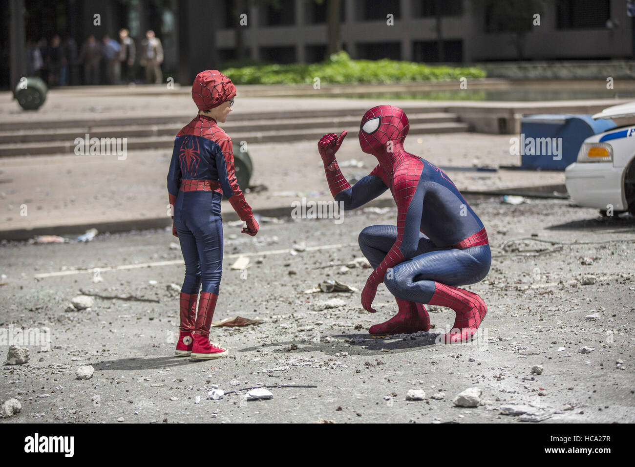 THE AMAZING SPIDER-MAN 2, from left: Jorge Vega, Andrew Garfield, 2014 ...