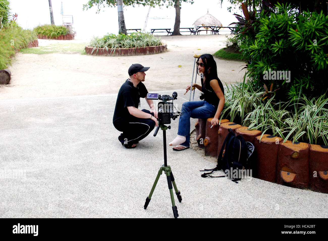 THE AMAZING TRUTH ABOUT QUEEN RAQUELA, from left: director Olaf de ...