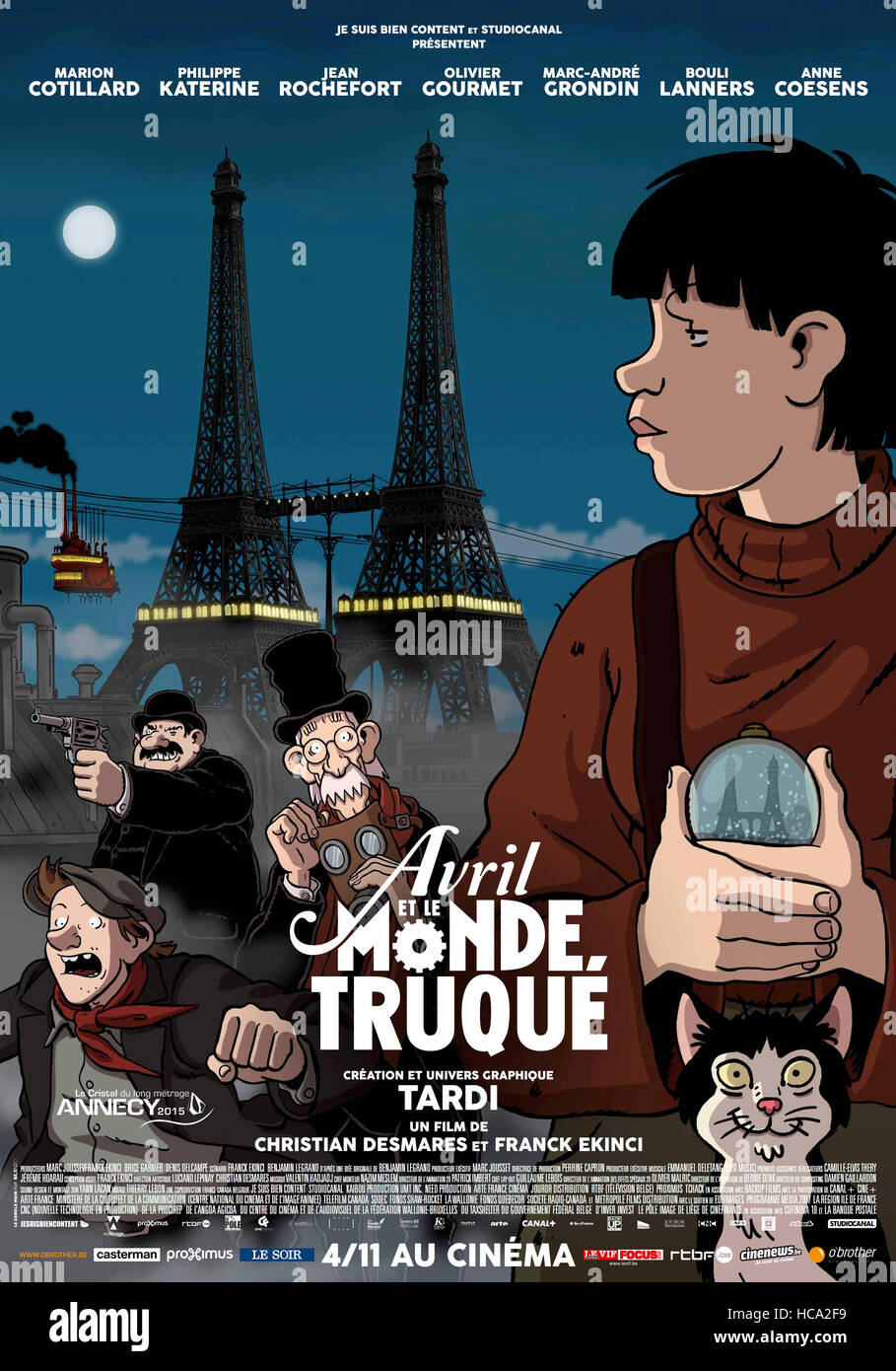 APRIL AND THE EXTRAORDINARY WORLD, (aka AVRIL ET LE MONDE TRUQUE ...