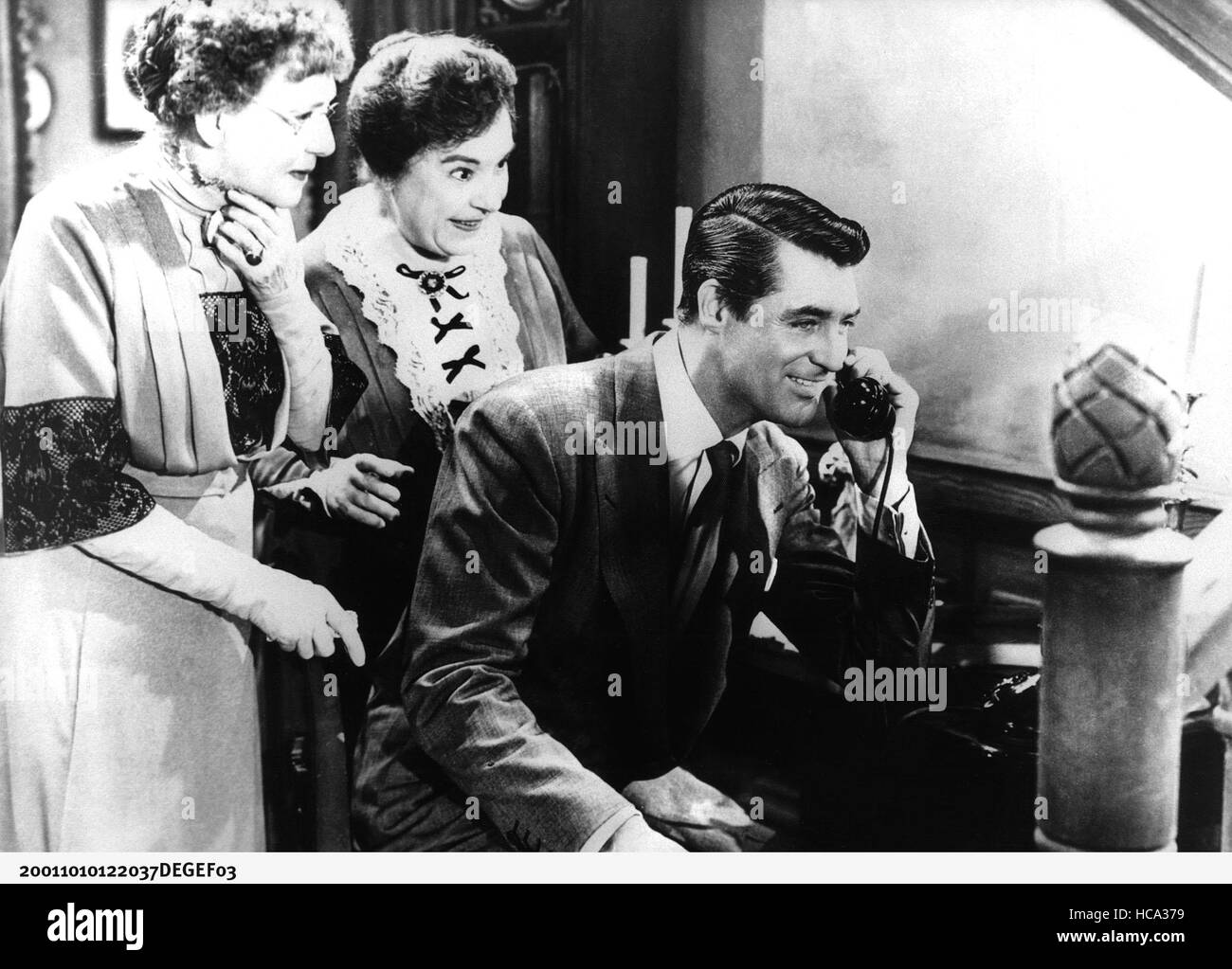 ARSENIC AND OLD LACE, Jean Adair, Josephine Hull, Cary Grant, 1944 ...