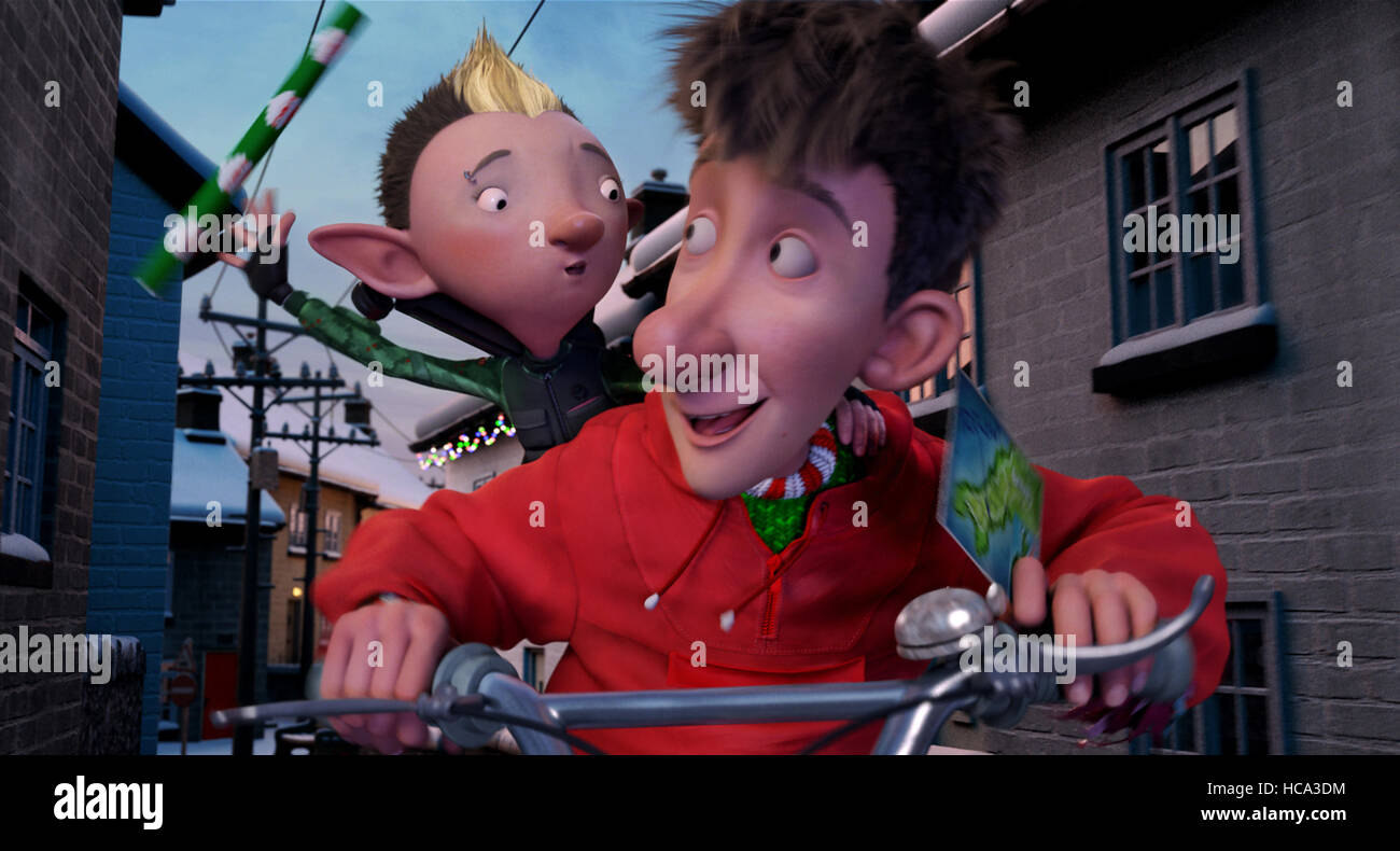 ARTHUR CHRISTMAS, from left: Bryony (voice: Ashley Jensen), Arthur ...