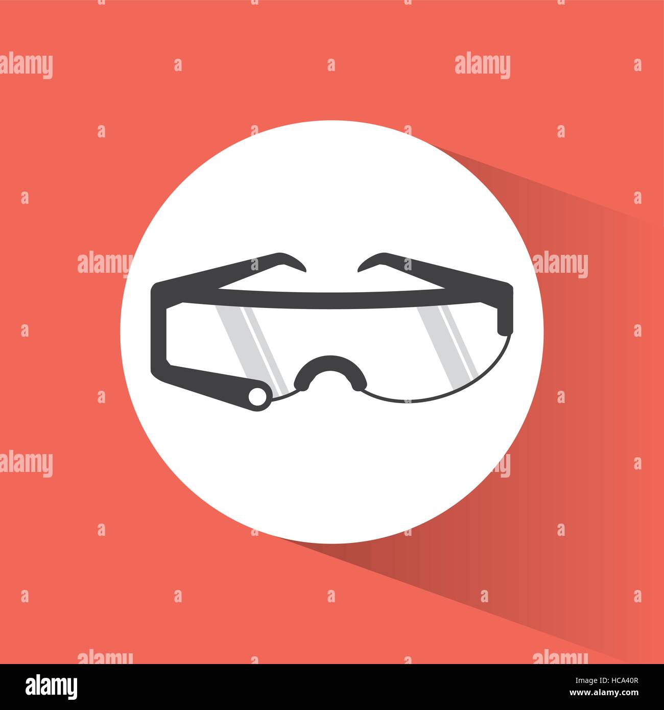 glasses smart wearable technology shadow Stock Vector Image & Art - Alamy