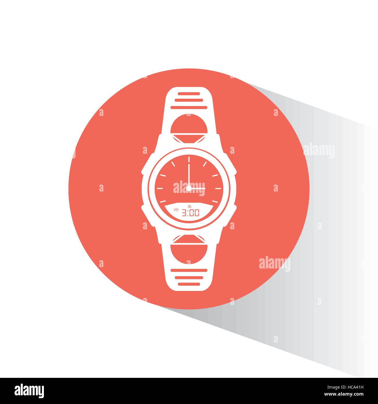 smart watch wearable technology pink circle Stock Vector Image & Art ...