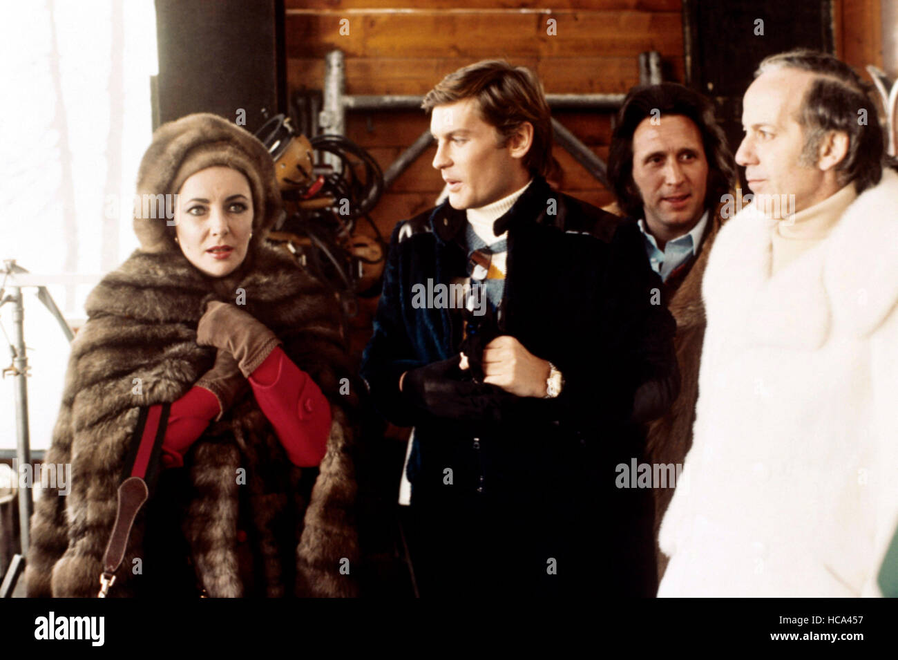 ASH WEDNESDAY, from left: Elizabeth Taylor, Helmut Berger, 1973 Stock ...