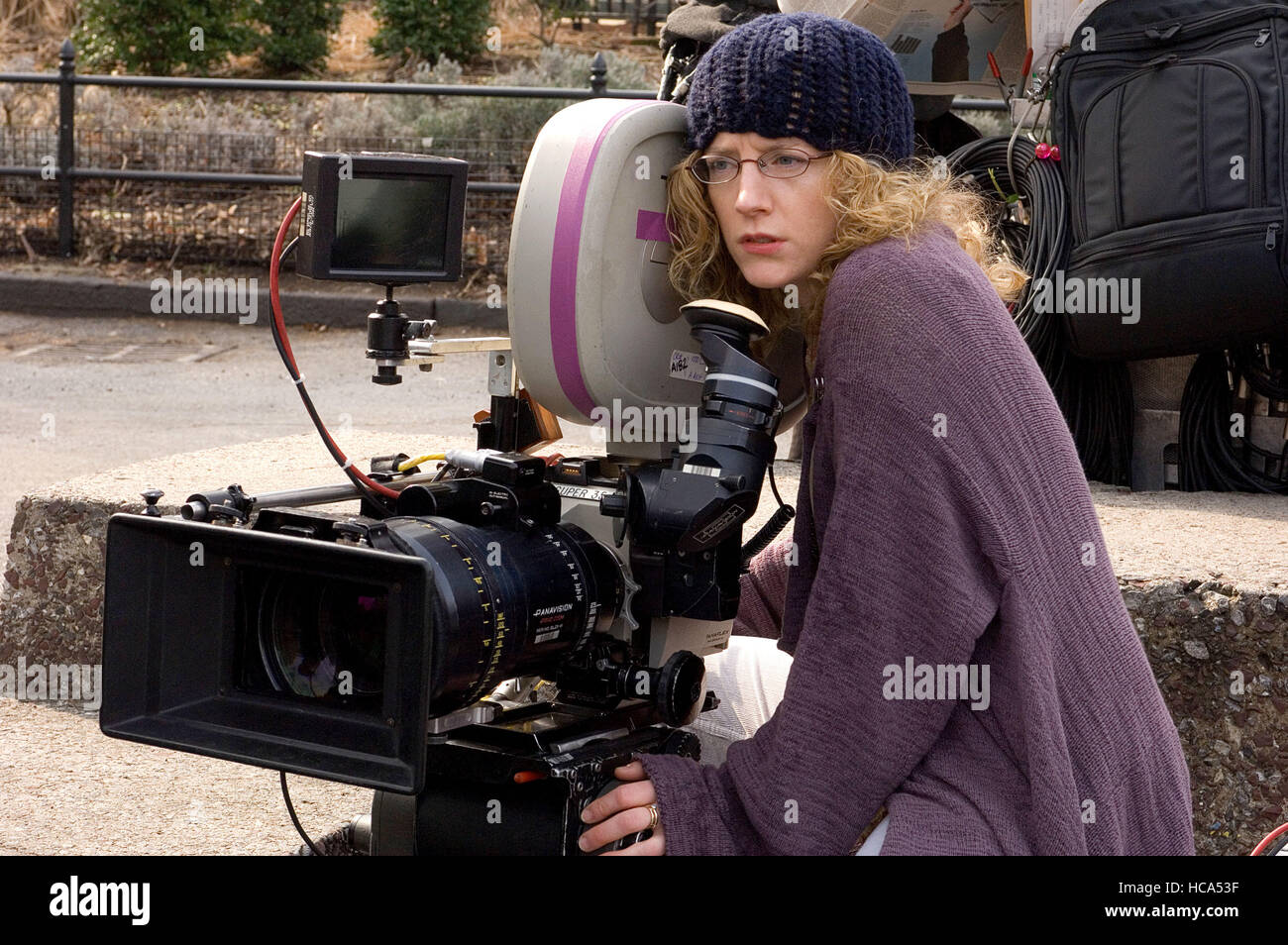 AUGUST RUSH, director Kirsten Sheridan, on set, 2007. ©Warner Bros ...
