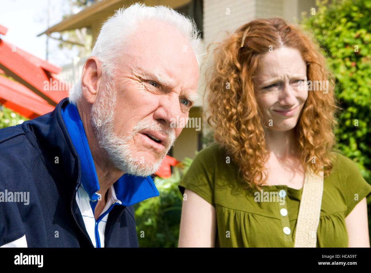 BARRY MUNDAY, from left: Malcolm McDowell, Judy Greer, 2010. ph ...