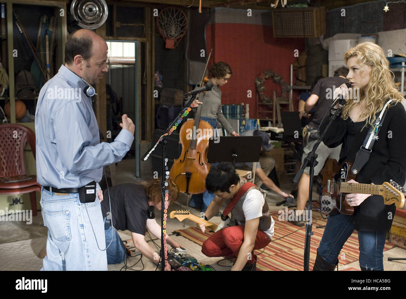 BANDSLAM, from left: director Todd Graff, Alyson Michalka, on set, 2009 ...
