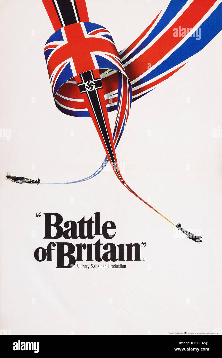 BATTLE OF BRITAIN, British poster art, 1969 Stock Photo - Alamy