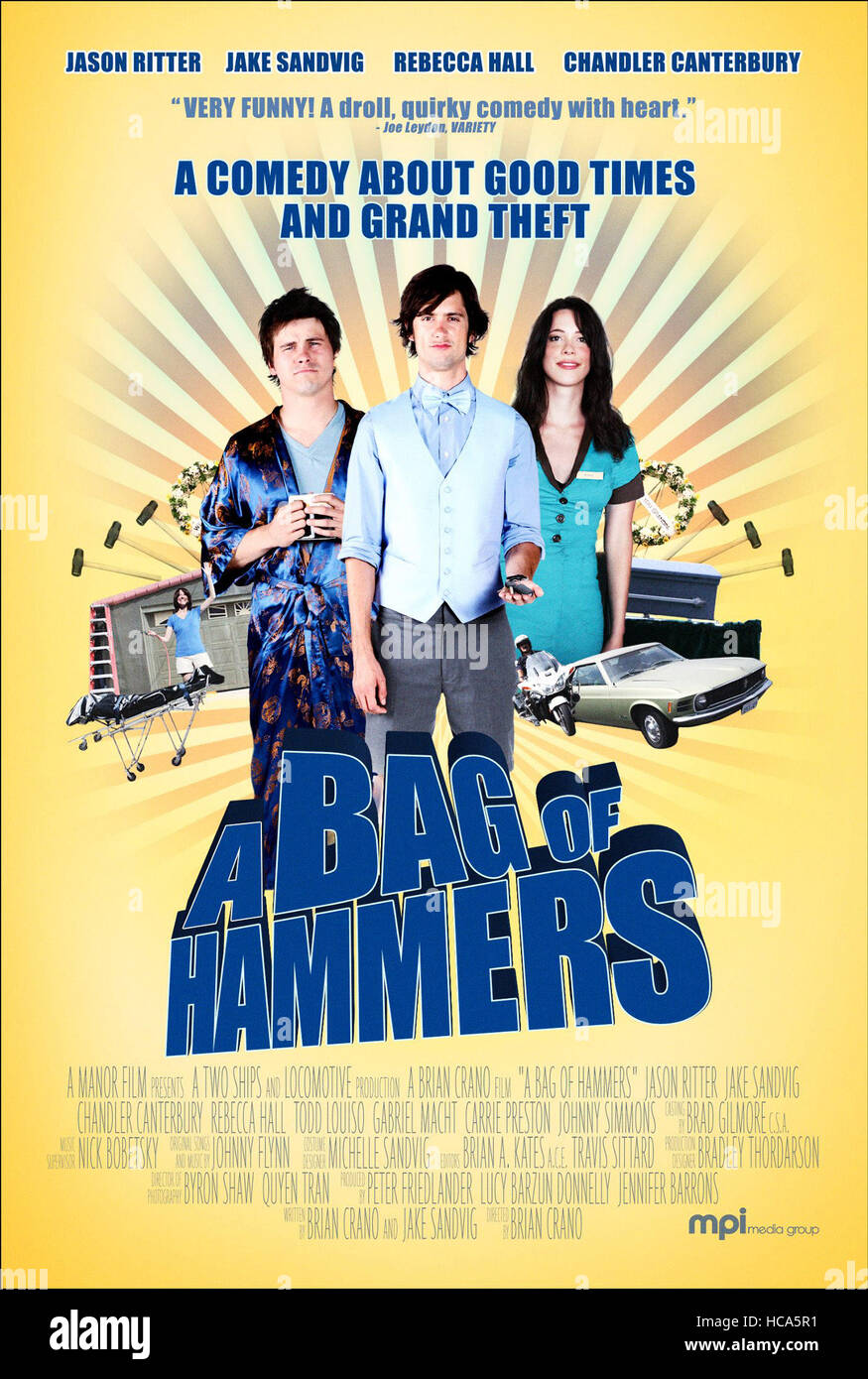 A BAG OF HAMMERS, US poster art, from left: Jason Ritter, Jake Sandvig ...