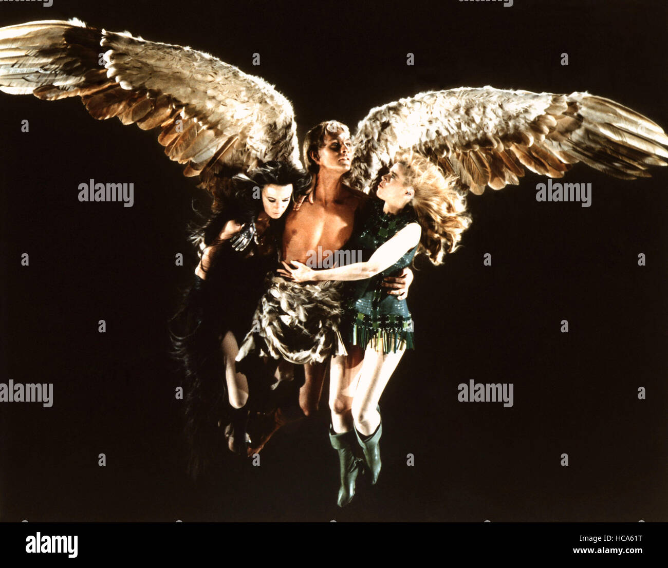 BARBARELLA, Anita Pallenberg, John Phillip Law, Jane Fonda, 1968 Stock ...