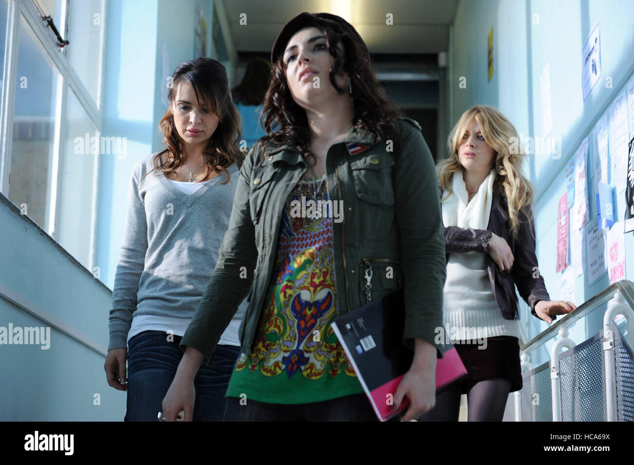 BASEMENT, from left: Kierston Wareing, Lois Winstone, Emily Beecham ...