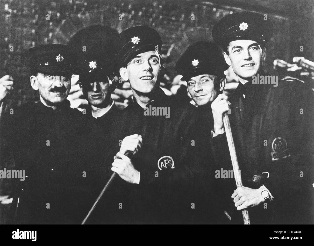 THE BELLS GO DOWN, Tommy Trinder (center), Philip Friend (right), 1943 ...