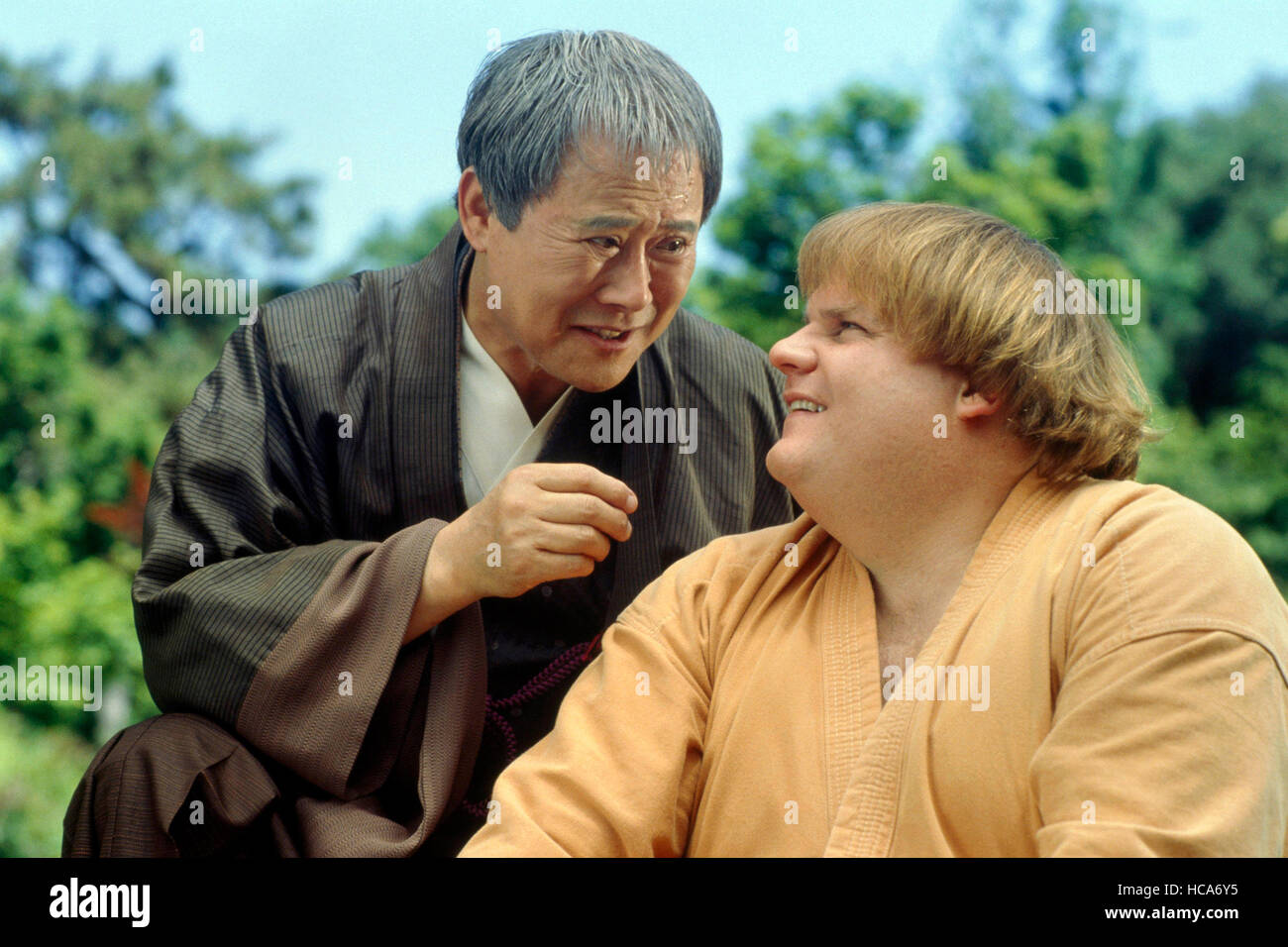 BEVERLY HILLS NINJA, from left: Soon-Tek Oh, Chris Farley, 1997, ©Sony ...