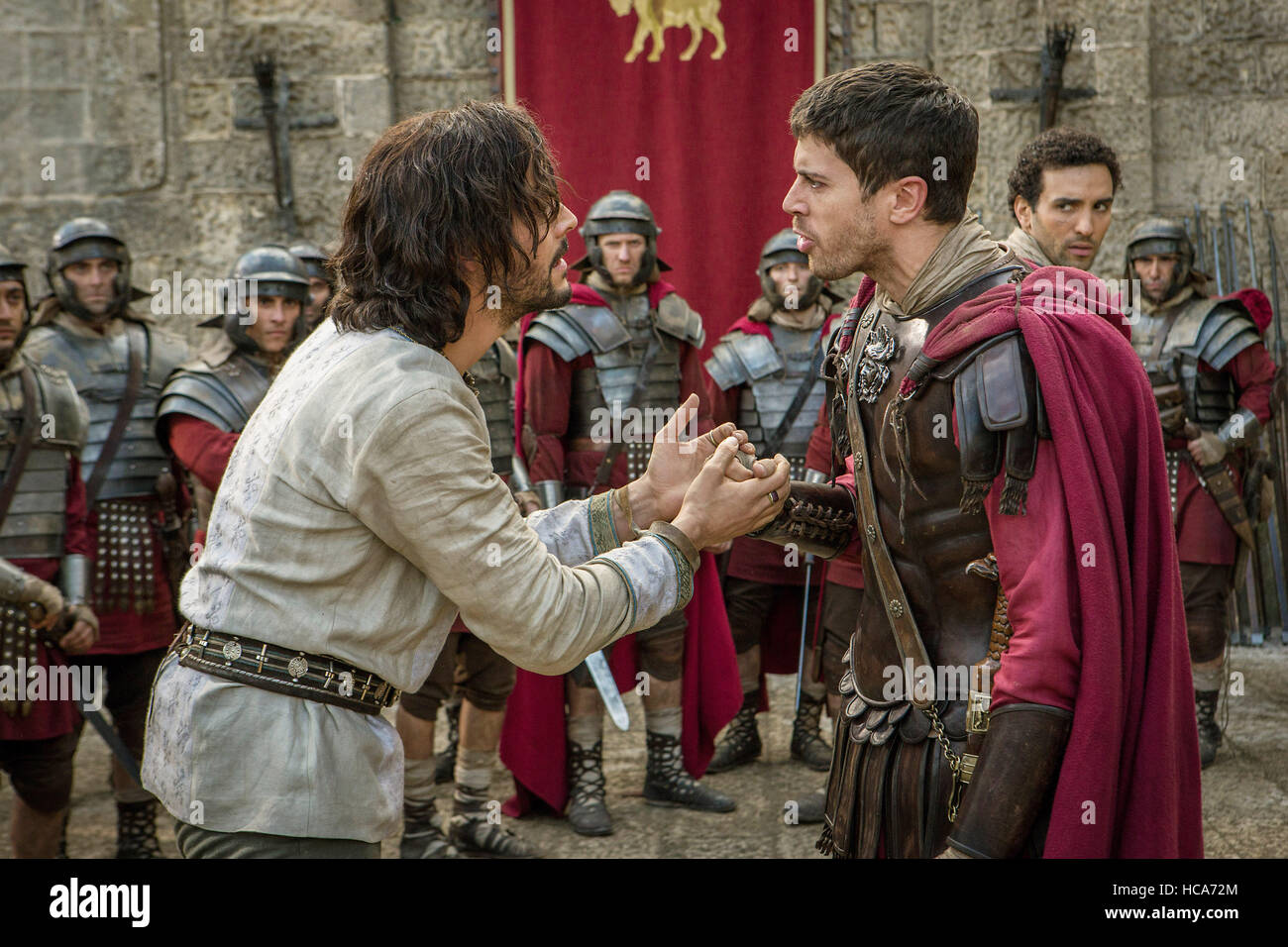BEN-HUR, from left: Jack Huston as Judah Ben-Hur, Toby Kebbell as ...
