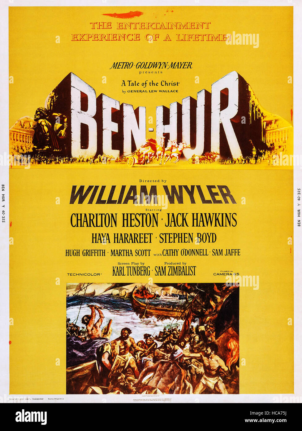 BEN-HUR, poster art, 1959 Stock Photo - Alamy