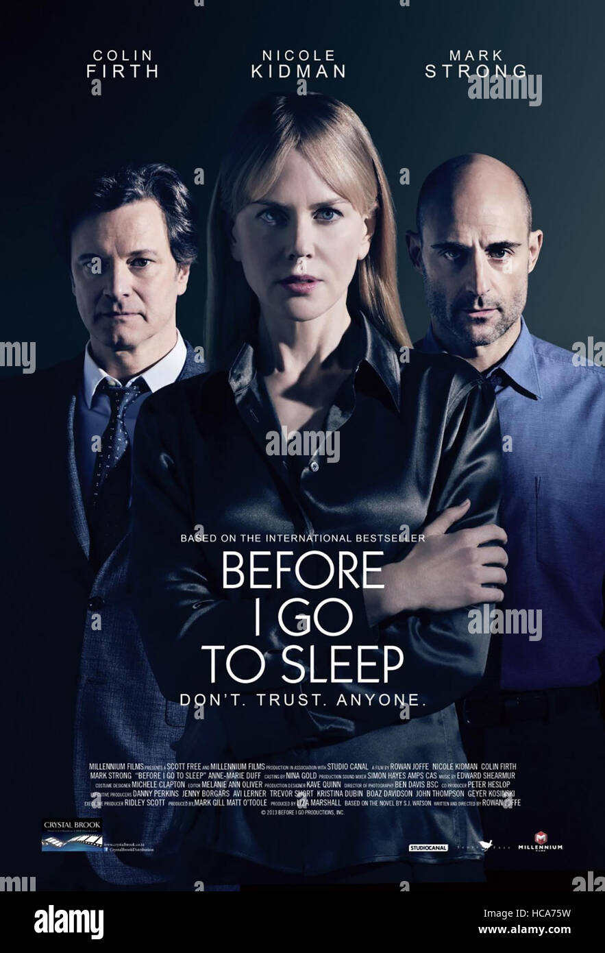 BEFORE I GO TO SLEEP, US poster art, from left: Colin Firth, Nicole ...