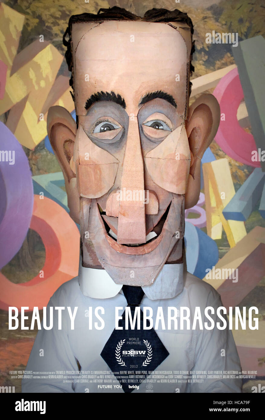 BEAUTY IS EMBARRASSING, US poster art, 2012 Stock Photo - Alamy
