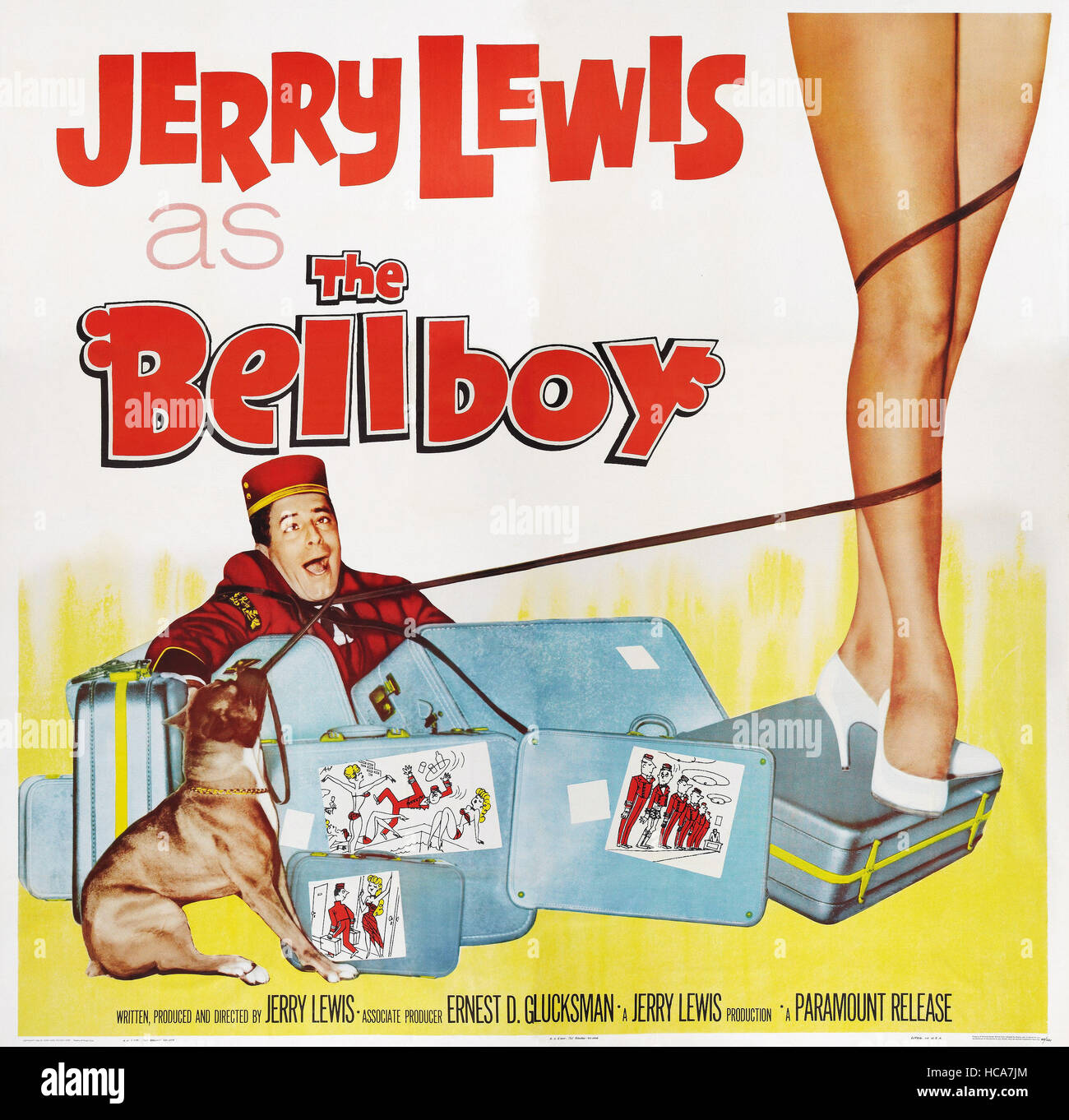 THE BELLBOY, US poster, Jerry Lewis, 1960 Stock Photo - Alamy