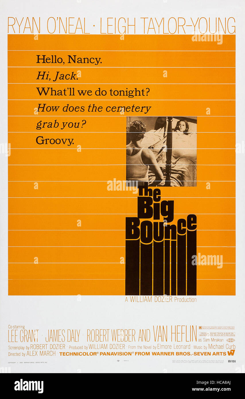 THE BIG BOUNCE, US poster art, 1969 Stock Photo - Alamy