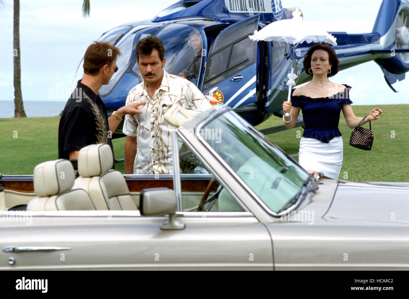 THE BIG BOUNCE, Gary Sinise, Charlie Sheen, Bebe Neuwirth, 2004, (c ...