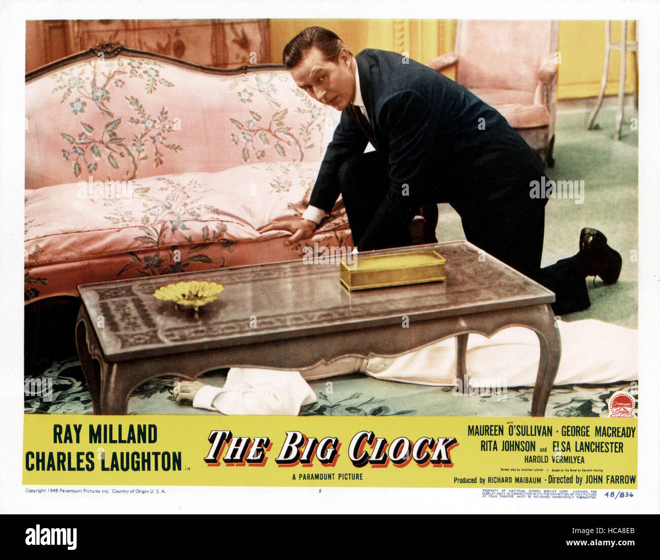 THE BIG CLOCK, Ray Milland, 1948 Stock Photo - Alamy