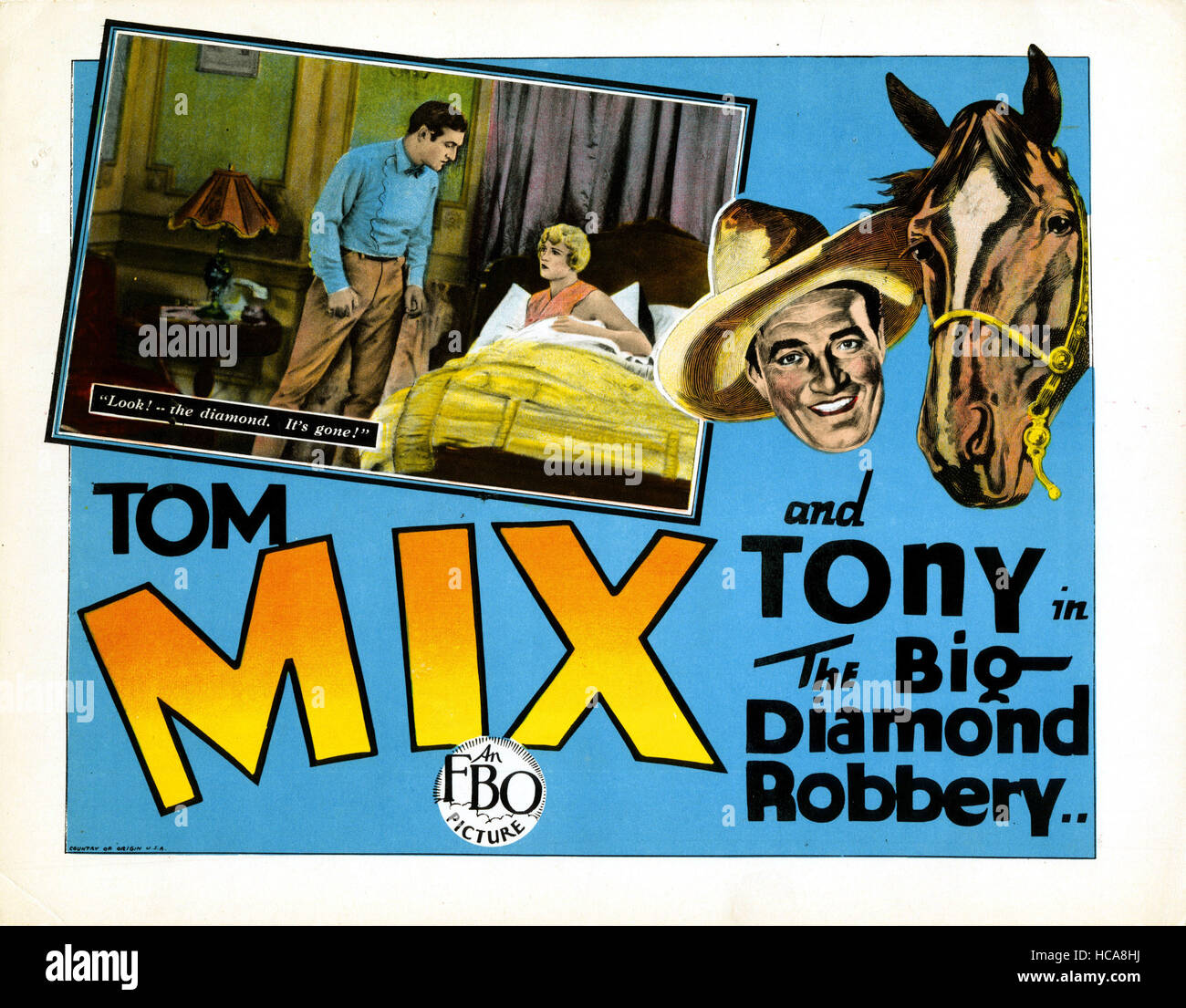 THE BIG DIAMOND ROBBERY, from left, Tom Mix, Kathryn McGuire, 1929 ...