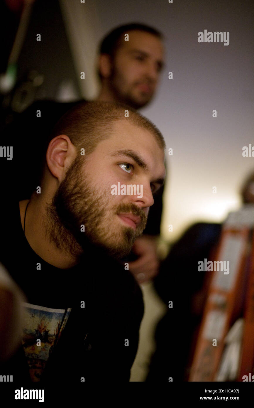THE BLEEDING HOUSE, director Philip Gelatt, on-set, 2011. ph: Charles ...