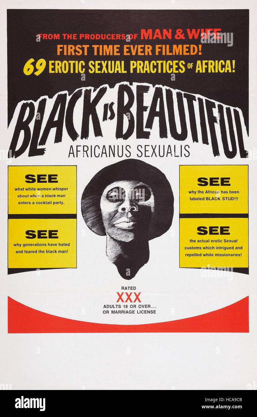 BLACK IS BEAUTIFUL, US poster art, 1970 Stock Photo - Alamy