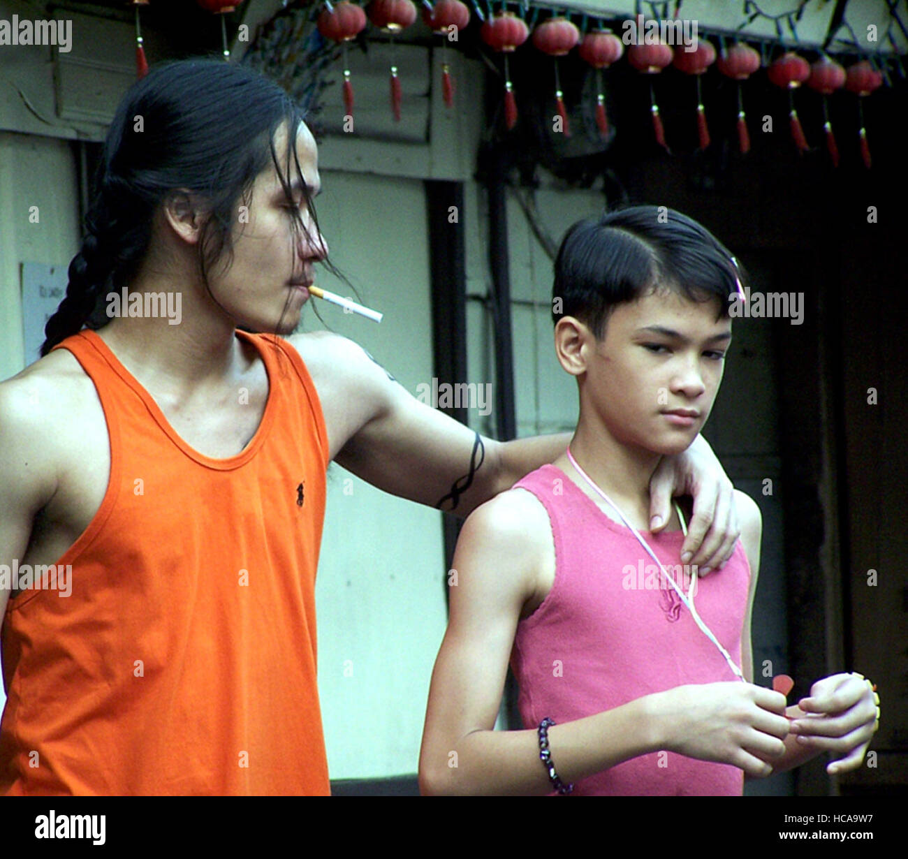 THE BLOSSOMING OF MAXIMO OLIVEROS, (aka ANG PAGDADALAGA NI MAXIMO OLIVEROS), Nathan Lopez (right ...