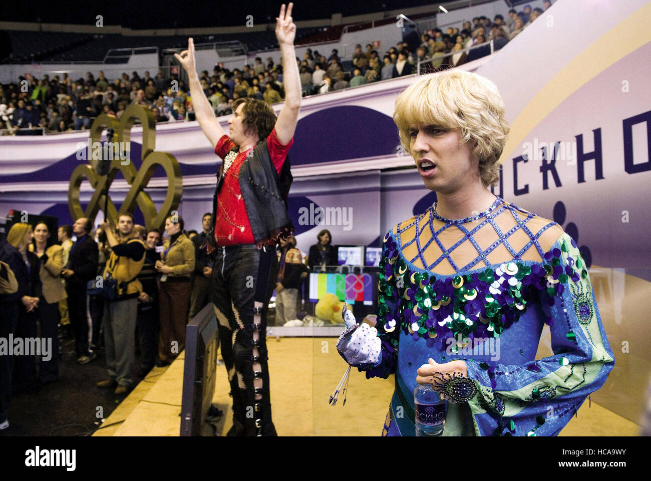 BLADES OF GLORY, Will Ferrell (raised arms), Jon Heder (front), 2007 ...
