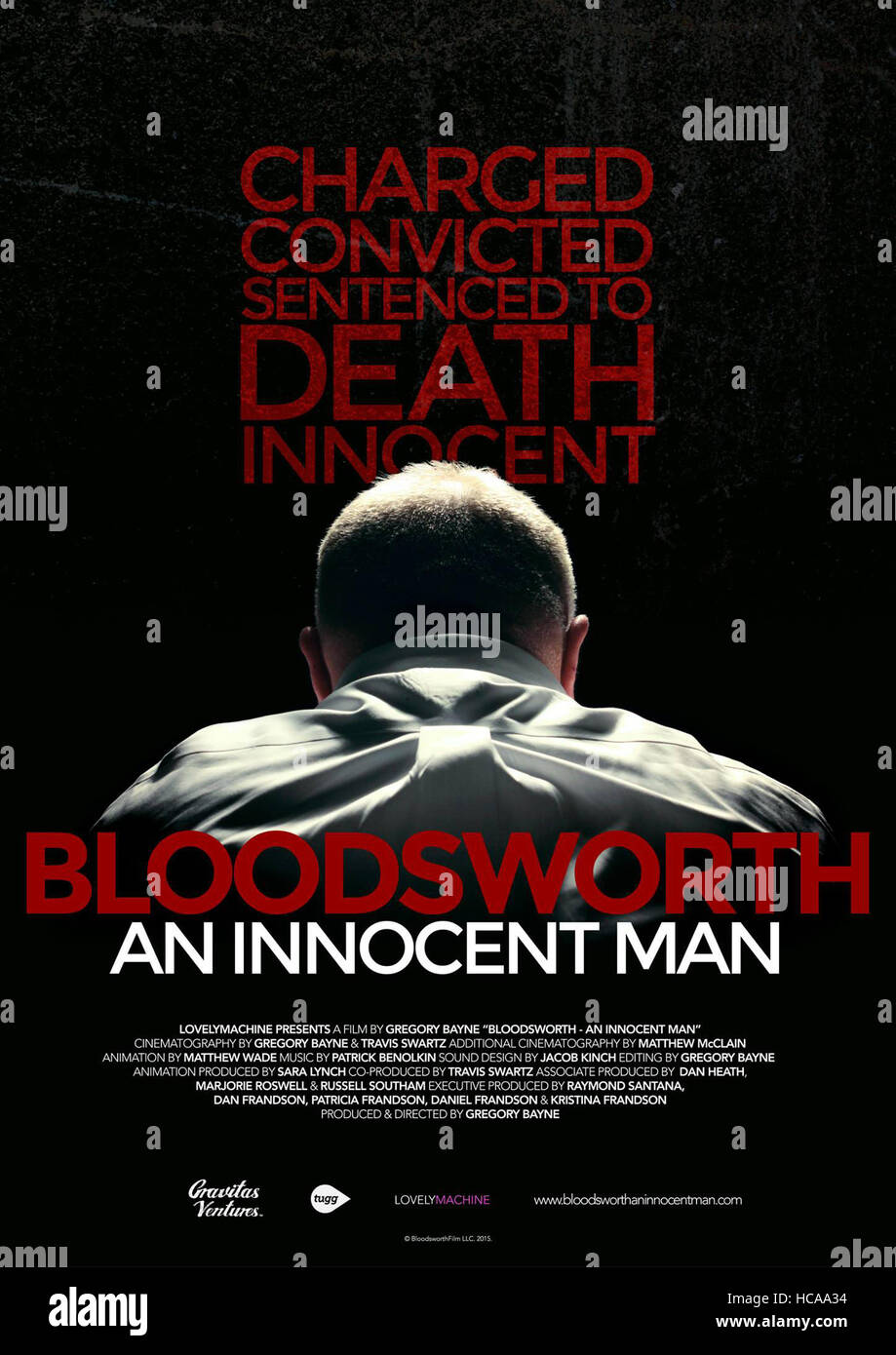 BLOODSWORTH: AN INNOCENT MAN, US poster, Kirk Noble Bloodsworth, 2015 ...