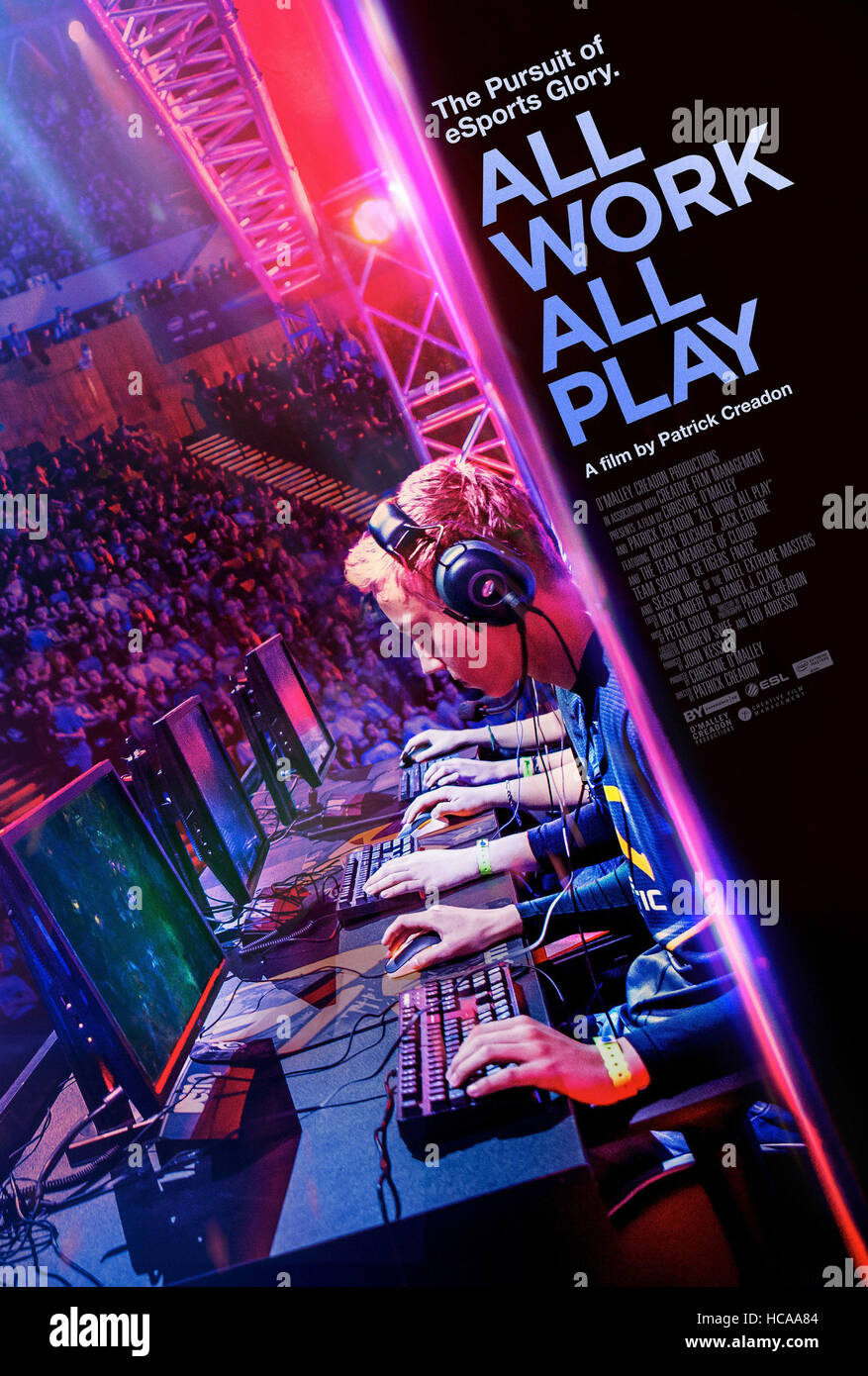 ALL WORK ALL PLAY, poster art, 2015 Stock Photo - Alamy