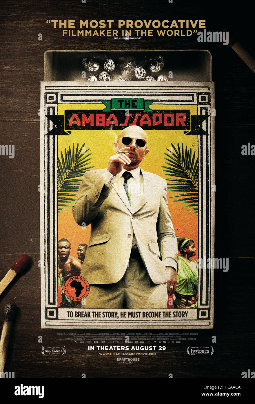THE AMBASSADOR, Mads Brugger on US poster art, 2011, ©Drafthouse Films ...