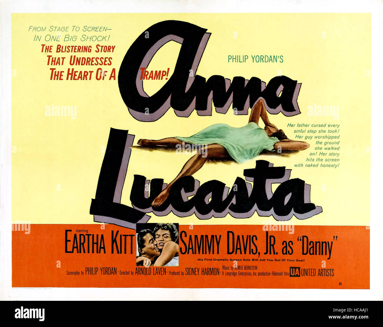 ANNA LUCASTA, US poster, Eartha Kitt (top, and lower right), Sammy ...