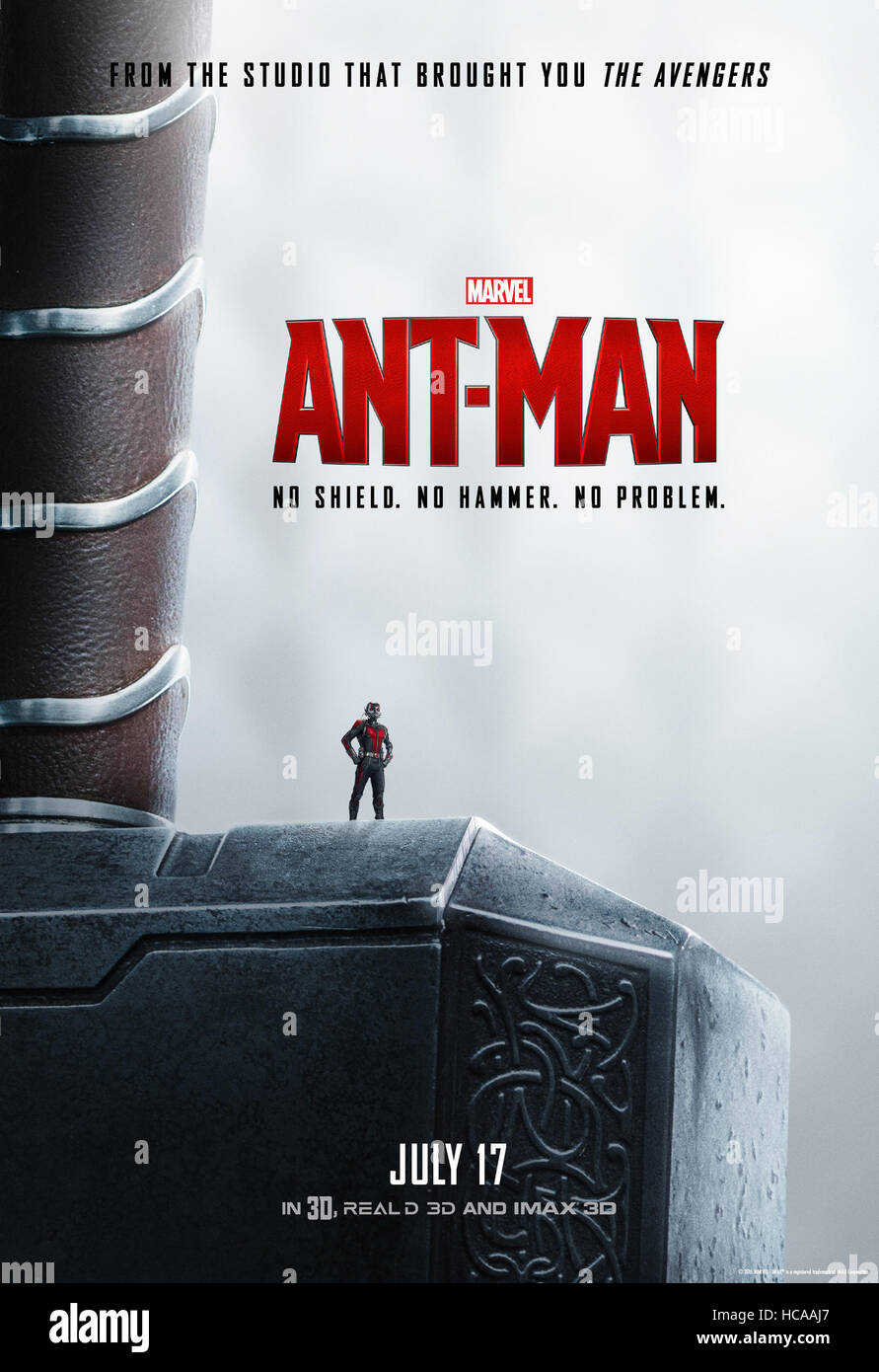 ANT-MAN, US poster, Paul Rudd as Ant-Man, 2015. ©Walt Disney Studios ...