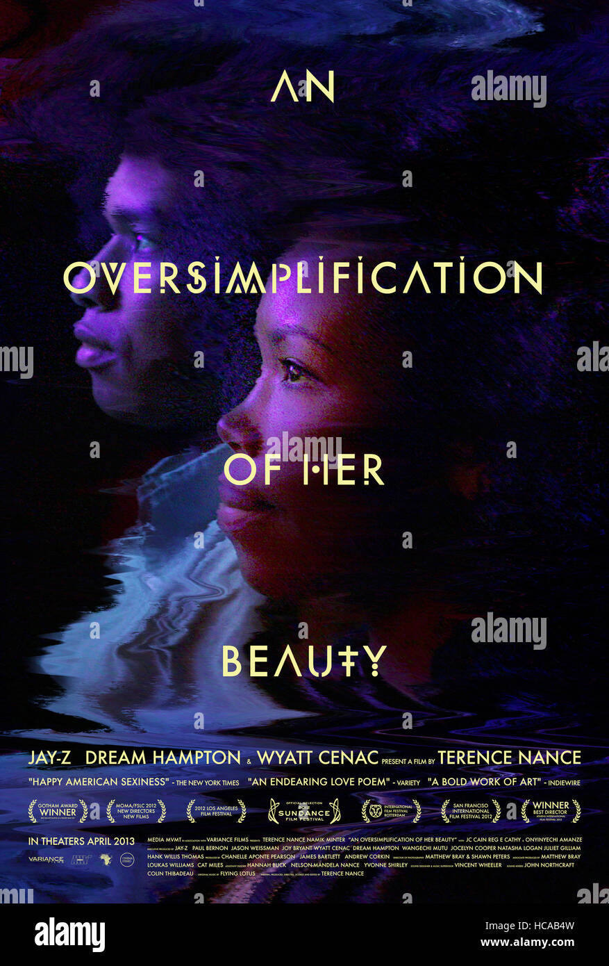 AN OVERSIMPLIFICATION OF HER BEAUTY, poster art, from left: Terence ...