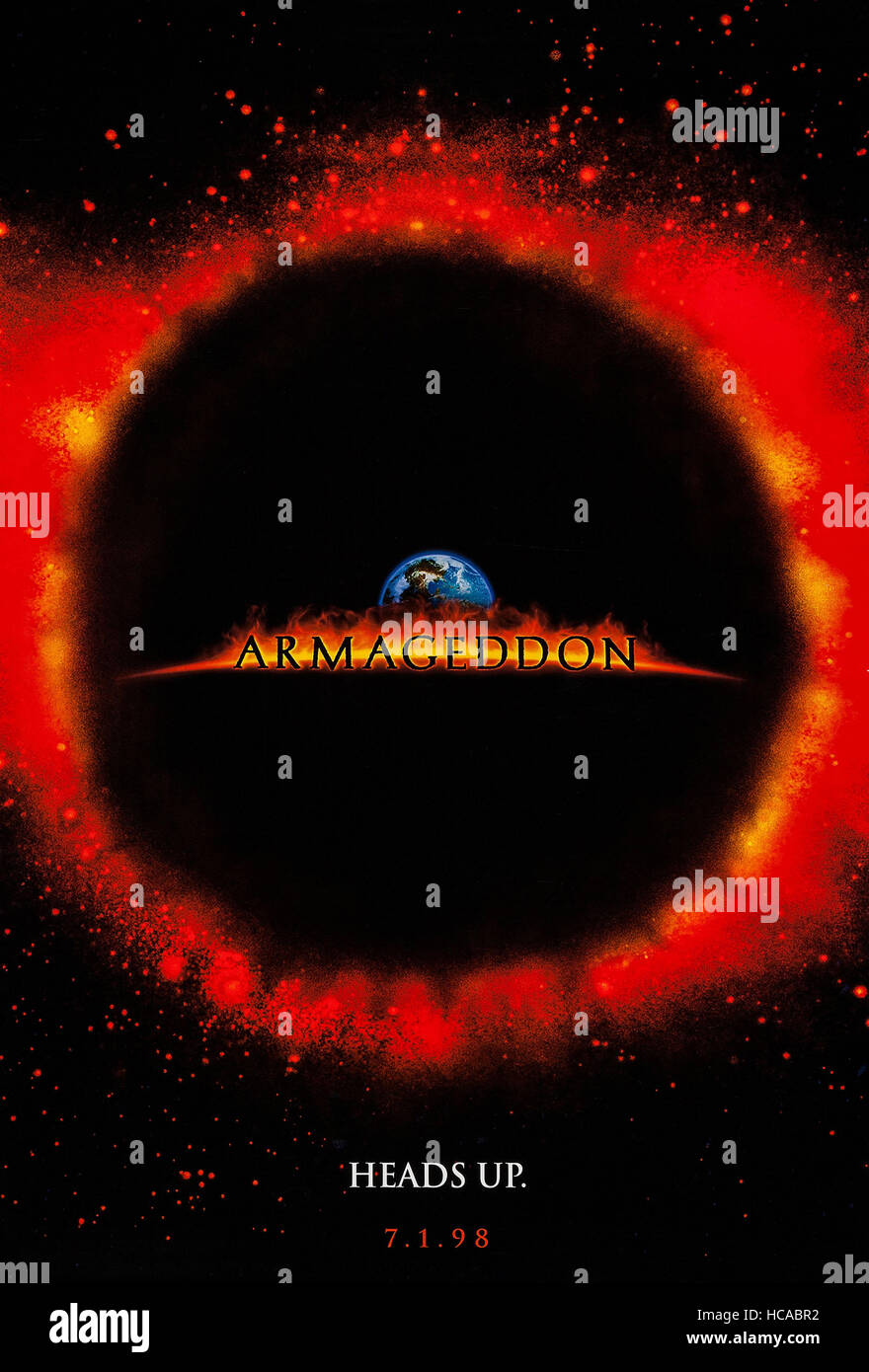 ARMAGEDDON, US advance poster art, 1998. ©Buena Vista Pictures/courtesy ...