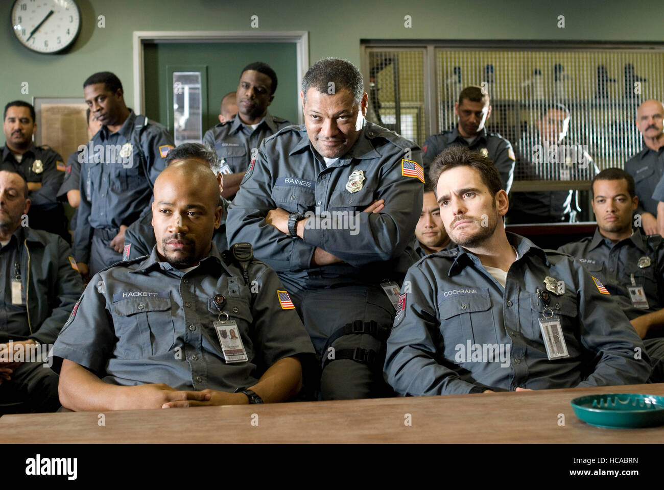 ARMORED, front, from left: Columbus Short, Laurence Fishburne, Matt ...