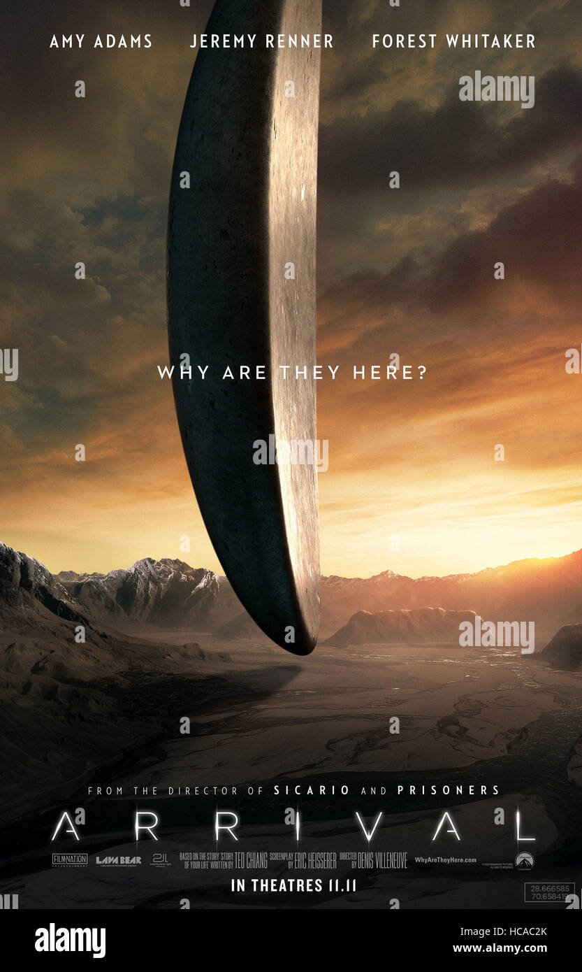 ARRIVAL, US advance poster, Punjab, Pakistan, 2016. © Paramount ...