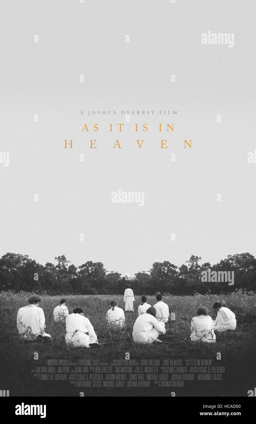 AS IT IS IN HEAVEN, US poster art, 2014. ©Embark Visuals/Courtesy ...