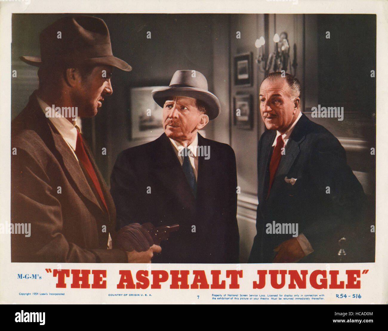 THE ASPHALT JUNGLE, from left: Sterling Hayden, Sam Jaffe, Louis ...
