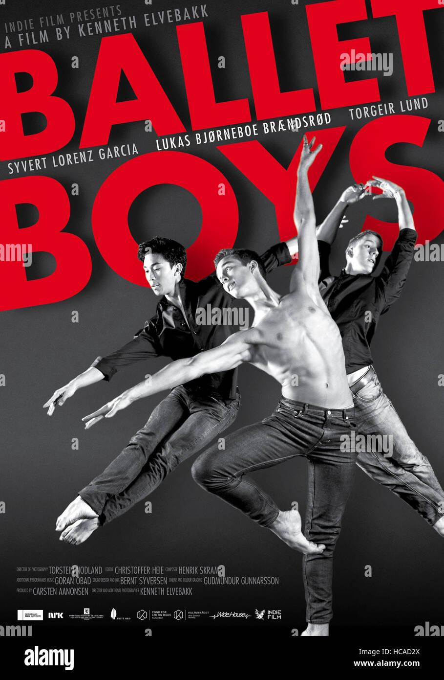 BALLET BOYS, (aka BALLETTGUTTENE), poster, from left: Syvert Lorenz ...
