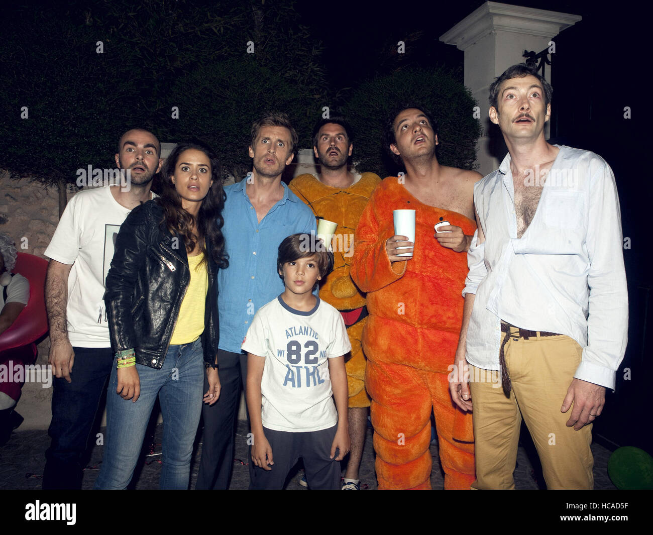 BABYSITTING, l-r: Julien Arruti, Alice David, Philippe Lacheau, Enzo ...