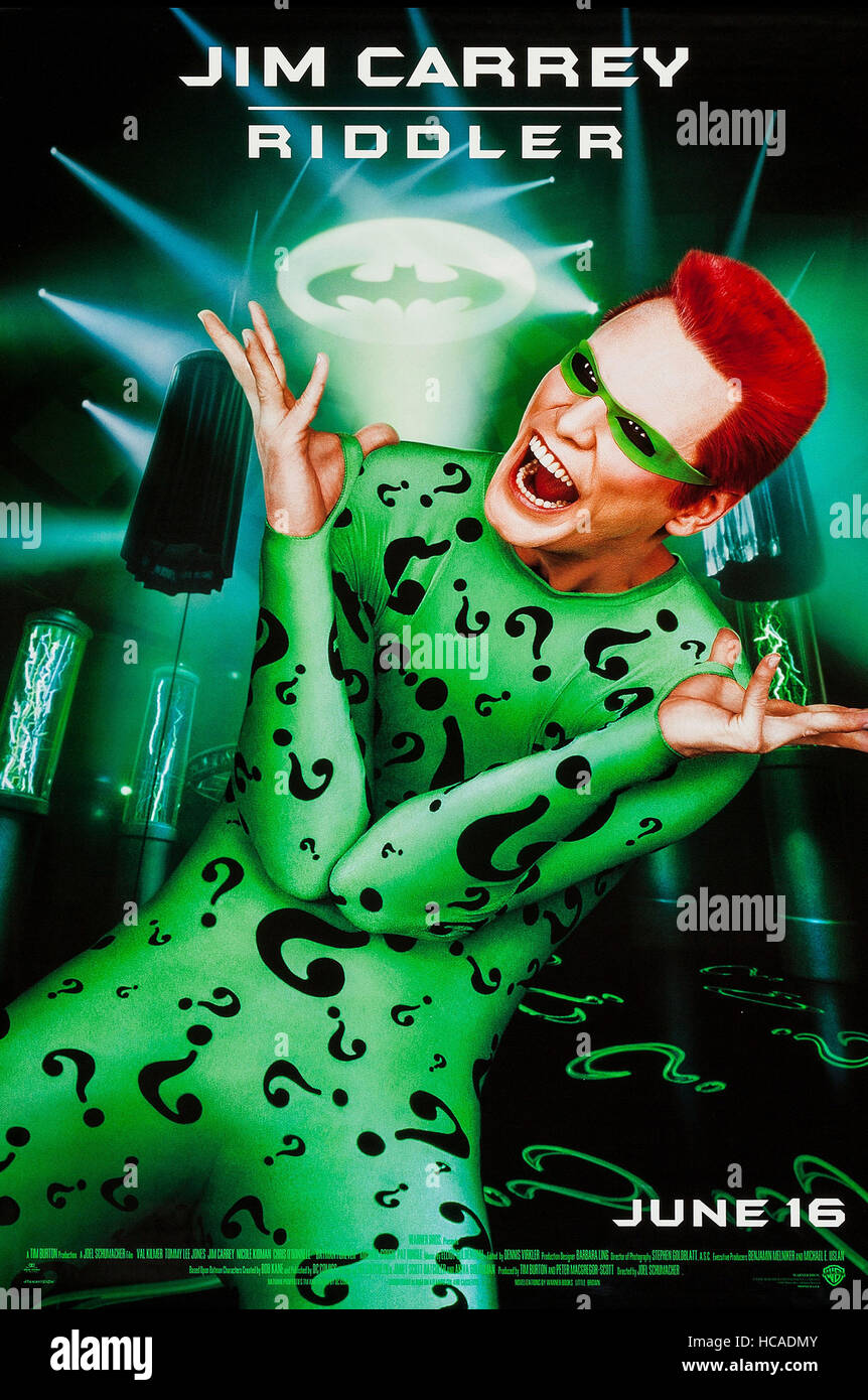 Batman forever 1995 jim carrey hi-res stock photography and images - Alamy