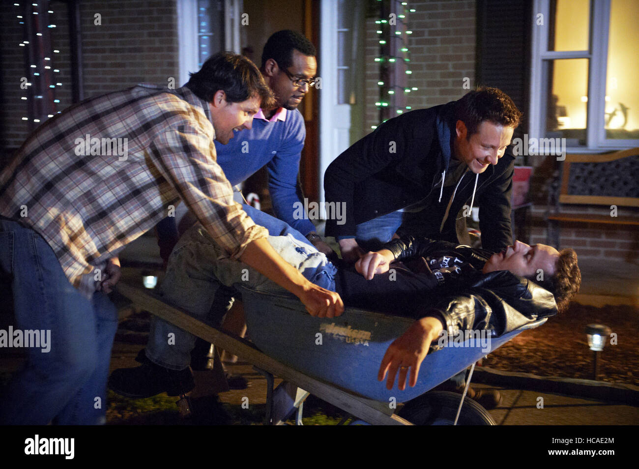 BACK IN THE DAY, from left: Kristoffer Polaha, Isaiah Mustafa, Michael ...