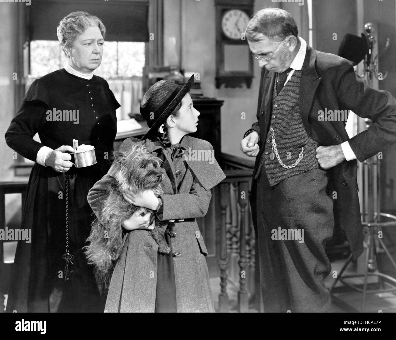 BAD LITTLE ANGEL, from left: Esther Dale, Toto the dog, Virginia ...